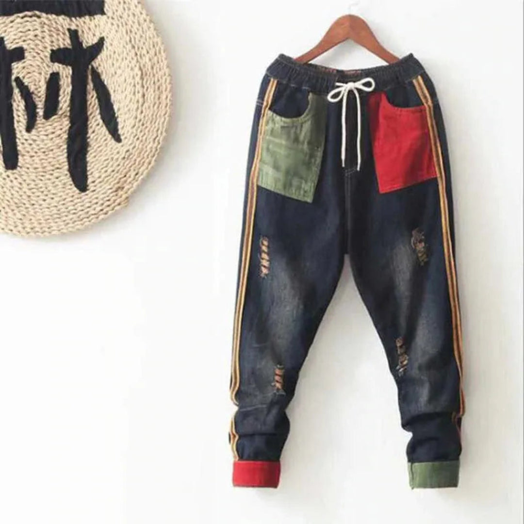 Kyoto Patchwork Jogger Jeans – Artisio