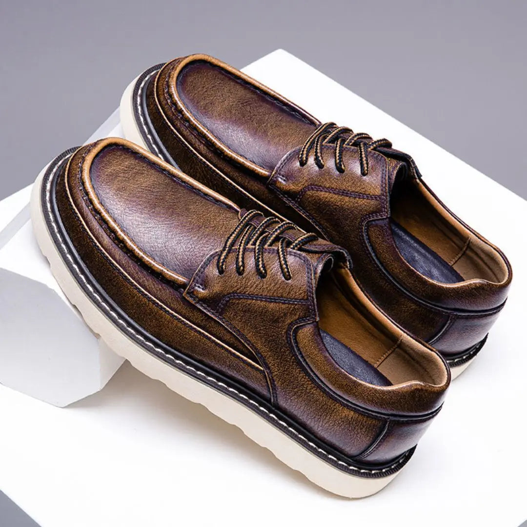 Lancaster Vintage Leather Shoes - Artisio